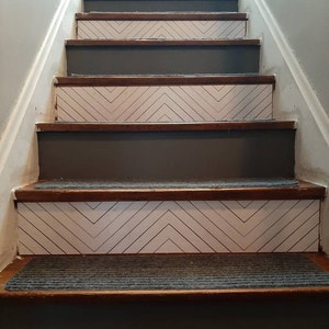 Weathered Wood Stair Riser Window Sill Tile Stickers 7 Inch | Etsy