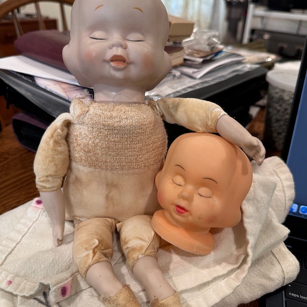 Vintage German Celluloid Goose Nodder BREBA Bobblehead Made in Germany ...