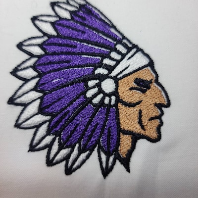 Indian Head Embroidery Design, Machine Embroidery Design, 5 Sizes - Etsy