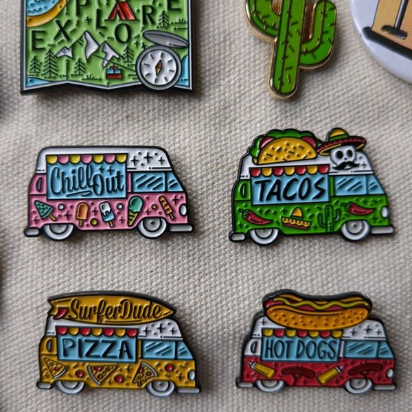 Mountain Sunset Adventure Enamel Pin - Etsy