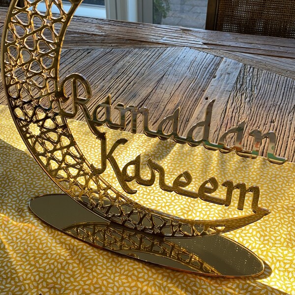 Freestanding Ramadan Mubarak Sign Ramadan Kareem Sign Blessed Ramadan ...