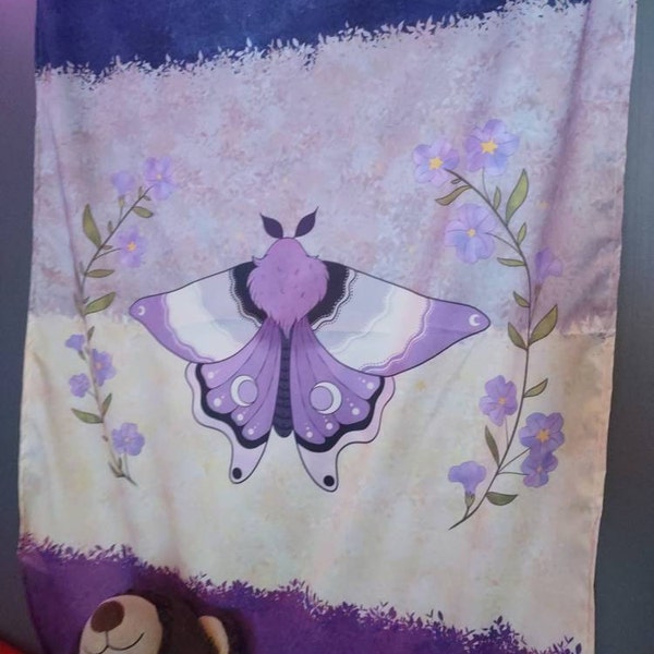 Cottagecore Aesthetic Asexual Pride Moth Flag | Ace Flag | Pride Flag ...