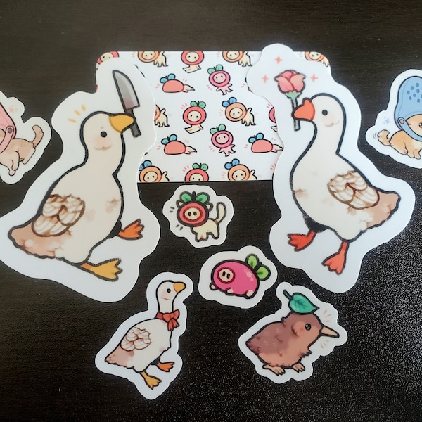 Choose Your Goose Stickers / Cute Animal Stickers / Laptop Stickers ...