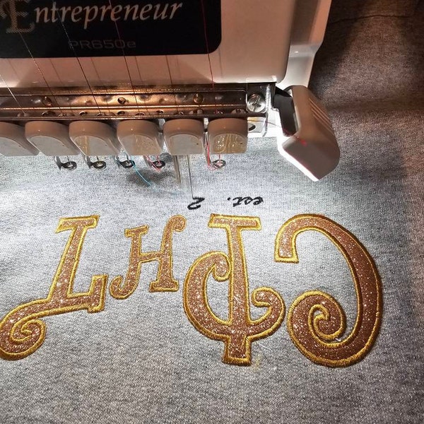 Blake Applique Monogram Set – Uppercase Letters - 2″ 3″ 4″ - Machine ...