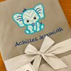 Baby Elephant Applique Embroidery Design, Cute Elephant Machine ...