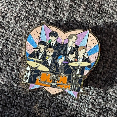 BTS J-hope Sliding Pin A Must-have Enamel Pin for Kpop and - Etsy