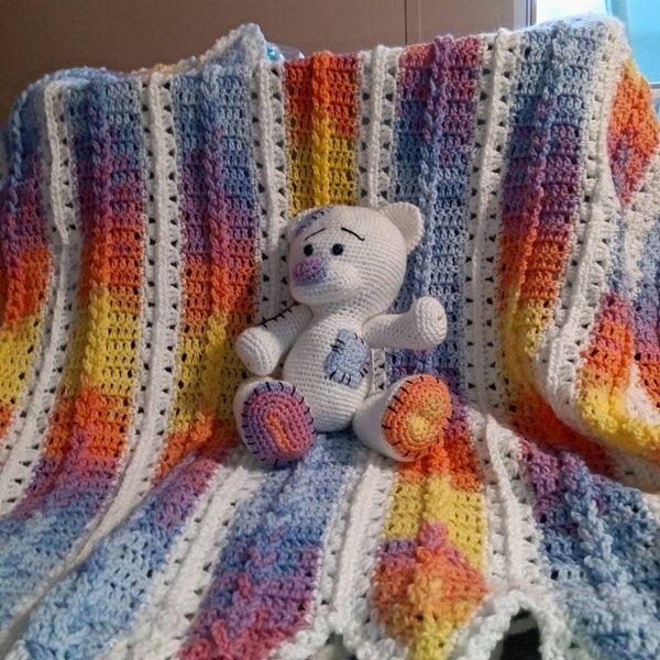 Vintage Unique Crochet Baby Afghans - Etsy