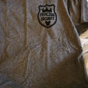 Princess Security Shirt, Daddy, Brother, Boyfriend Agent Tee, Birthday ...