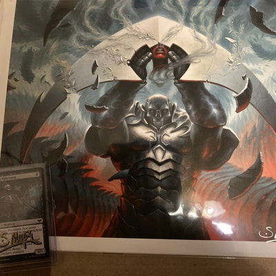 Meteorite Print of Magic: the Gathering Illustration by Scott - Etsy