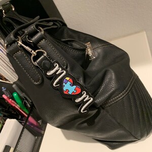 Autism Mom Keychain, Autism Mom Key Chain, Autism Mom Keyring, Mom ...