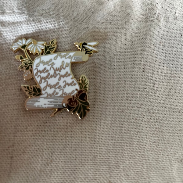 Jude Letter the Cruel Prince Enamel Pin - Etsy