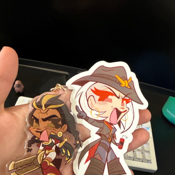 Overwatch DPS Stickers // OW2 - Etsy
