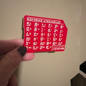 Aurebesh star Wars Language Decoder/translator Card - Etsy