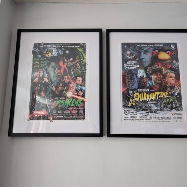 Red Dwarf 'psirens' Signed Limited Edition A3 Vintage Poster. Retro ...