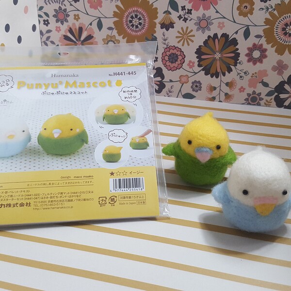 DIY Handmade Snow Peas Wool Felt Doll Mascot Parakeet --- Japanese Kit Package H441-445 - Etsy