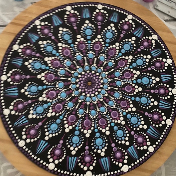 Moonlight Sonata, Pattern, Dotting Tutorial, Dot Painting Instructions ...