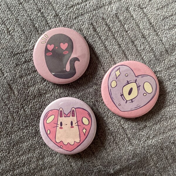 Creepy Cute Pastel Pin Pack - Etsy
