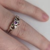 Handcrafted Wedding Greek Key Band With Enamel Detailing - Unique ...