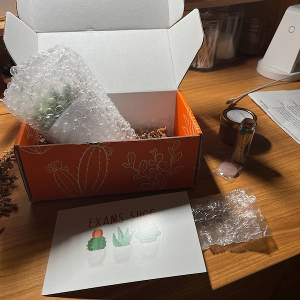 Final Exams Gift Box - Exam Care Package - Gift for Student - College ...