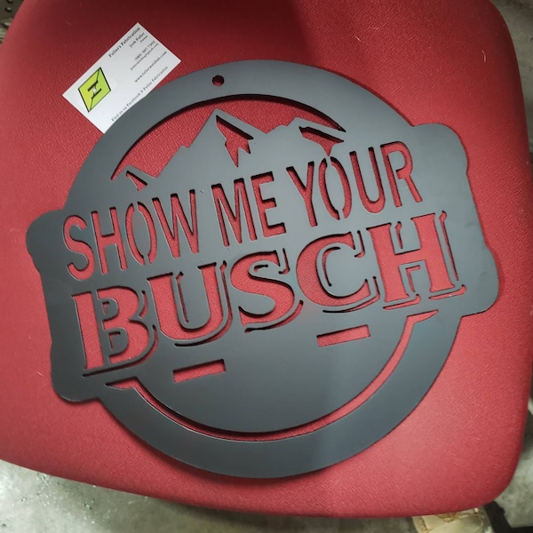 Busch Sign, Bar Sign, Mancave Decor, Gift, Present - Etsy