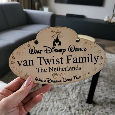 Disney Themed Pram Sign Stroller Sign Personalised Push Chair Sign ...