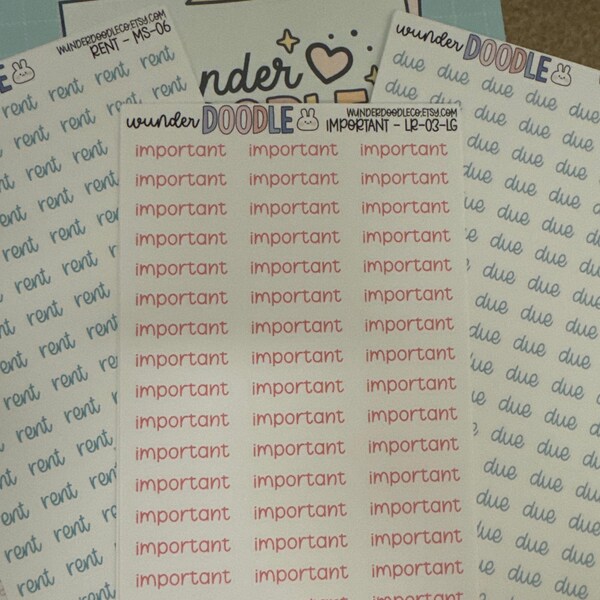 Staff Meeting Planner Stickers AW-014 Font AW Work Stickers, Meeting ...