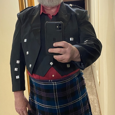 Scottish Welsh Dragon Kilt Set Men's Wedding Kilt Outfit & 10 Pieces ...