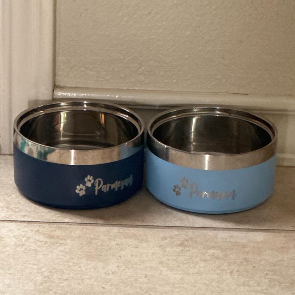 Custom Dog Bowl,personalized Dog Food Bowl With Name,dog Food/water ...
