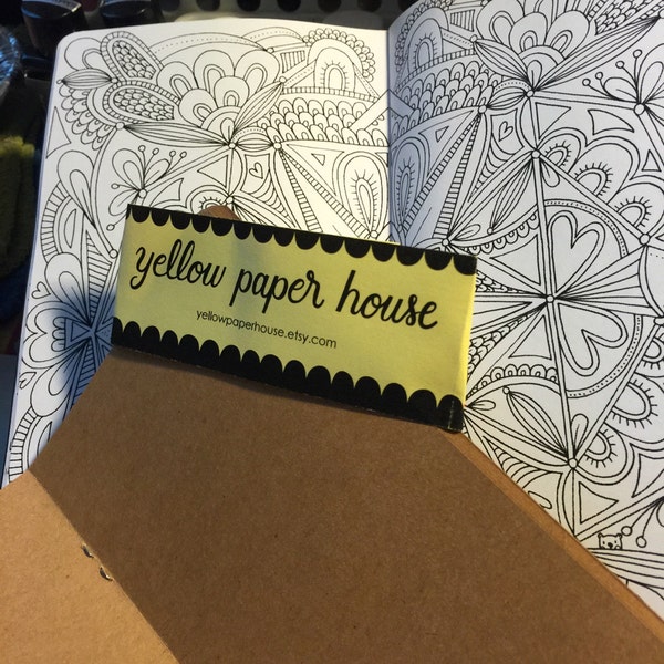 COLORING BOOK Volume 2 - Traveler's Notebook Insert 5 Sizes - Etsy