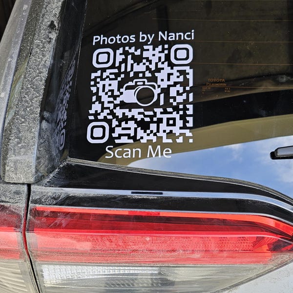 Design Your Own QR Code, Design Your Own Window Sticker, Custom Window ...