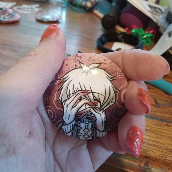 SCP Chibi Anime Pinback Buttons - Etsy