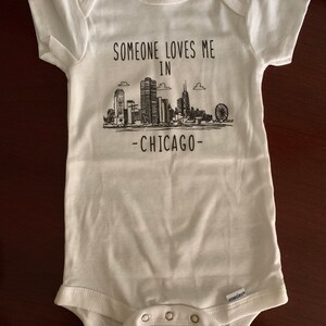Someone Loves Me in Chicago, Made in Chicago Baby , Baby Boy Outfit ...