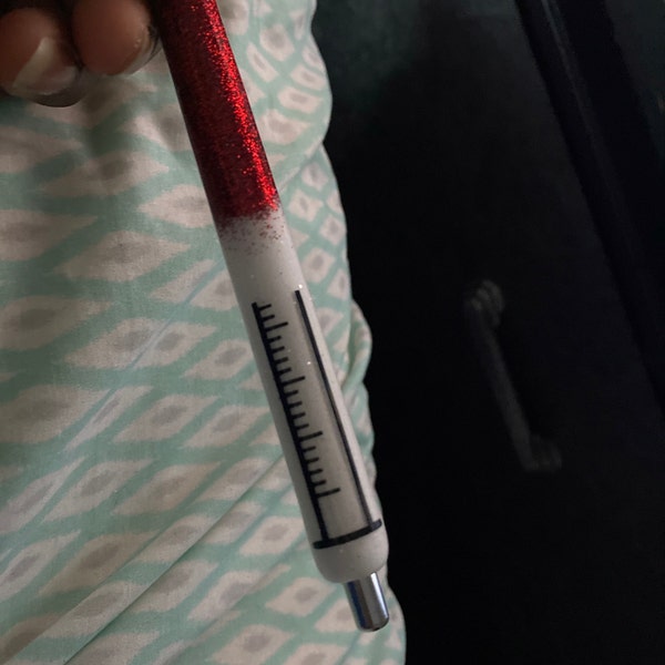 Nurse Syringe Needle Glitter Gel Pens Inkjoy 0.7 Personalized Custom ...