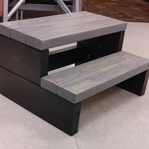 2 Step Farmhouse Stool - Etsy