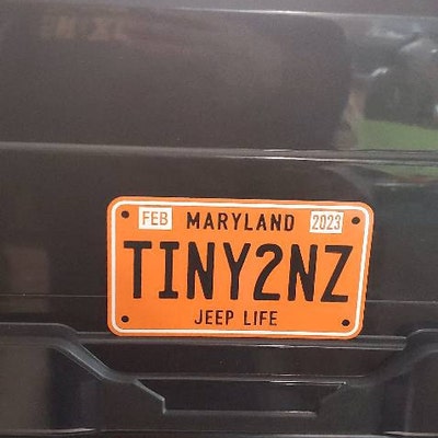 Custom Mini License Plate, Personalized for Your Special Spacecraft ...