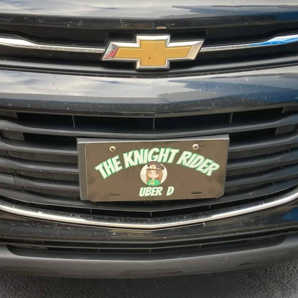 Custom License Plate Front Car Tag, Aluminum or Plastic - Personalized ...