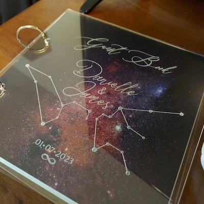 Your Constellations Wedding Ring Box Personalized Engagement - Etsy