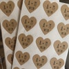 108 Custom Heart Stickers With Initials and Date - Wedding Stickers and ...