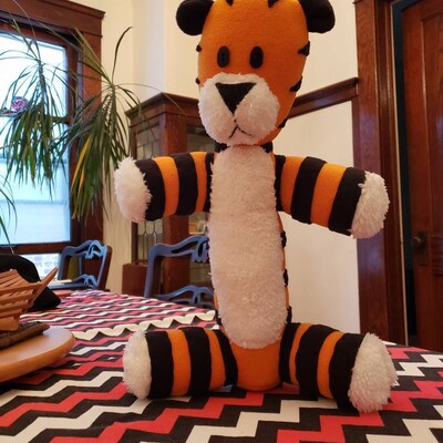 Stuffed Hobbes Plush Tiger 14 Character Collectable - Etsy