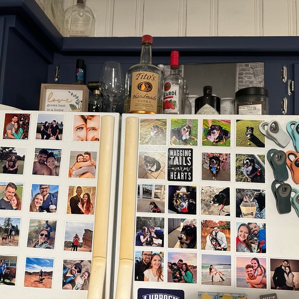 Photo Magnets Customized Magnets Photo Print Anniversary Gifts ...