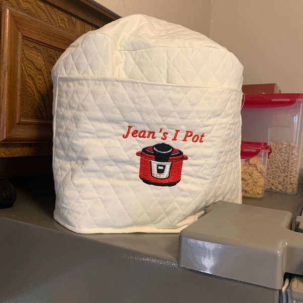 Personalized Quilted Instant Pot Cover for 3, 6, and 8 Quart Sizes ...