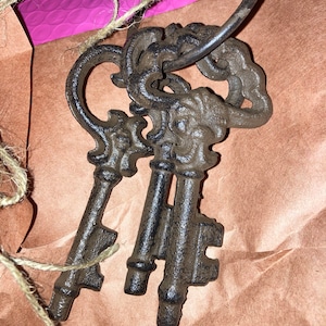 Keys, Iron Keys, Key Set, Skeleton Keys, Rustic Keys, Decorative Keys ...