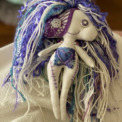 Adopt a Poppet This Creepy Cute Voodoo Doll Spell Doll is - Etsy