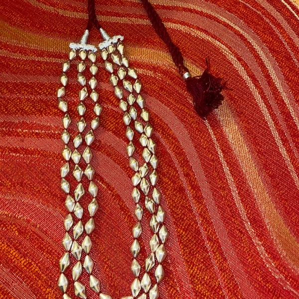 Gold Plated Dholki Mala: Indian Bormala Necklace - Etsy