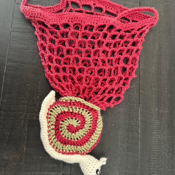 Foldable Snail Bag - PDF Crochet Pattern - Etsy