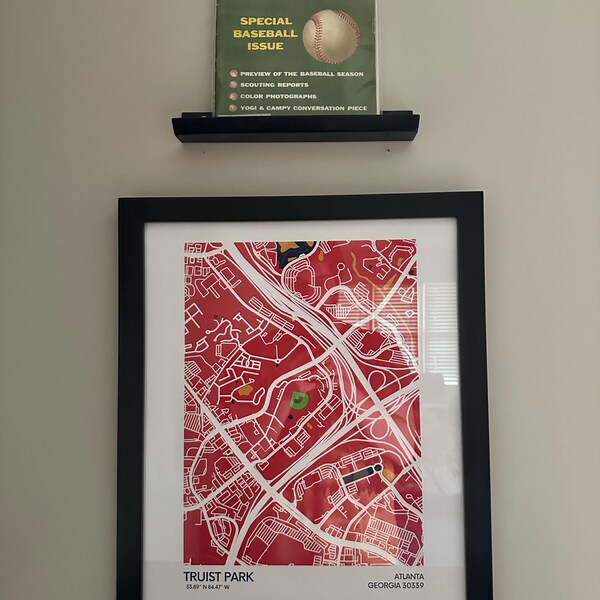 Florida Panthers Stadium Map Print - Team Colours - NHL Stadium Art Map ...