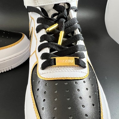 Custom Lace Locks,af1 Gold Metal Replacement Name Lace Tags Shoe Charms ...