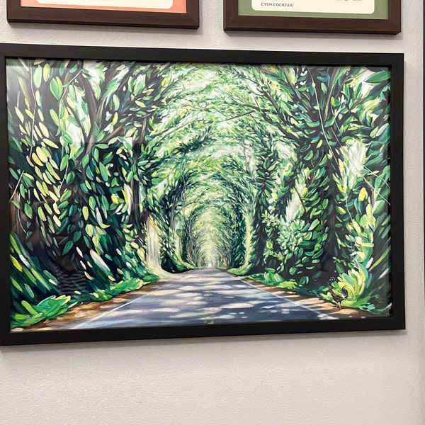 Ahi Tuna Print, Yellowfin Art, Sport Fish Painting, Kauai Hawaii Artist ...