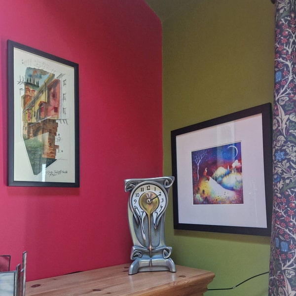 Art Nouveau Melting Mantle Clock - Etsy