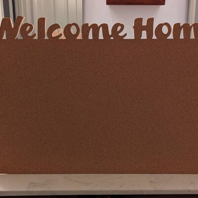 Personalized Cork Board With Name, Cork Board Letters, Personalized ...